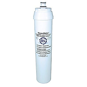 KleenWater Filters and Membrane compatible with Micro Max 6500 Reverse Osmosis System, Set of 4, Made in USA