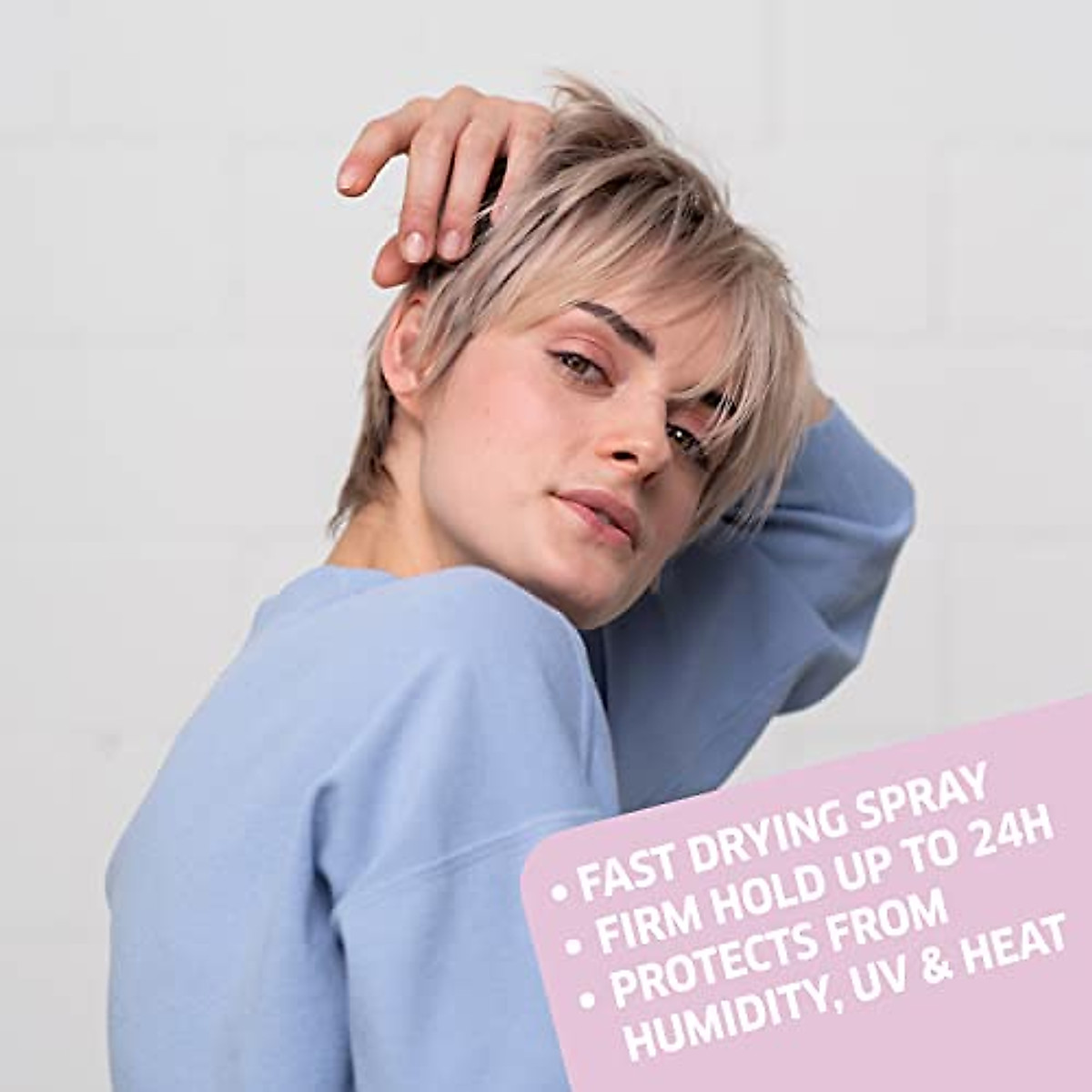 EIMI Stay Firm Workable Finishing Hairspray, Lightweight Hold with Heat And UV Protection, 9 oz.