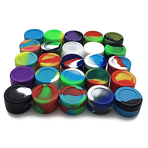 vitakiwi 5ML Wax Silicone Containers Concentrate Jars Non-stick (15)