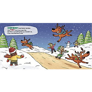 Never EVER Race a Reindeer: A Funny Rhyming, Read Aloud Picture Book