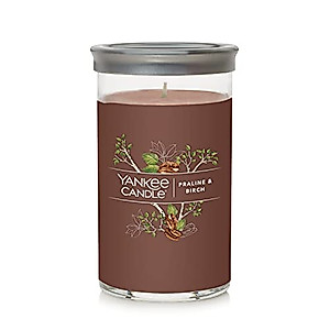 Yankee Candle Praline & Birch Signature Medium Pillar Candle, 14.25oz