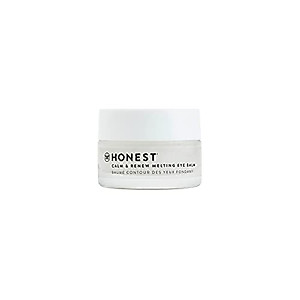 Honest Beauty Calm & Renew Melting Eye Balm with Shea Butter + Argan Oil + Aloe | For Sensitive Skin | Dermatologist + Ophthalmologist Tested | EWG Certified | Vegan + Cruelty Free | 0.5 oz