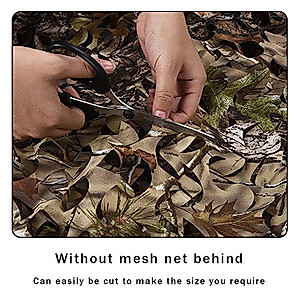 HYOUT Camo Netting Camouflage Netting Jungle Camo Net for Hunting Woodland Shooting Blinds Camping Military Party Decoration Watching Hide