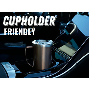 Onebttl Lake House Gifts, Lake Gifts for Women, Men, 40oz Insulated Travel Cup with Handle Lake Life Gifts, Housewarming Gifts for Lake House, Gifts for Lake Lovers, Rose Gold - Lake Life