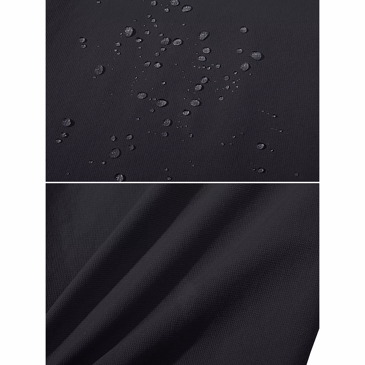 MAGCOMSEN Mens Hiking Pants Lightweight Quick Dry Pants Classic Casual Pants Golf Work Pants Spring Pants,Black 34