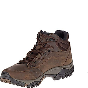 Merrell Men's Moab Adventure Mid Waterproof Hiking Boot, Dark Earth, 10 M US