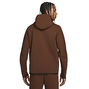 Nike Sportswear Tech Fleece Hoodie Mens Brown/Black -X-Small