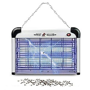 LINKPAL Electric Bug Zapper/Pest Repeller Control Indoor 2800 Volt UV Lamp Flying Fly Insect Killer Mosquitoes Flies Killer Repellent Traps Eliminator Catcher Lure Zap Kills Mosquito (20W Bug Killer)