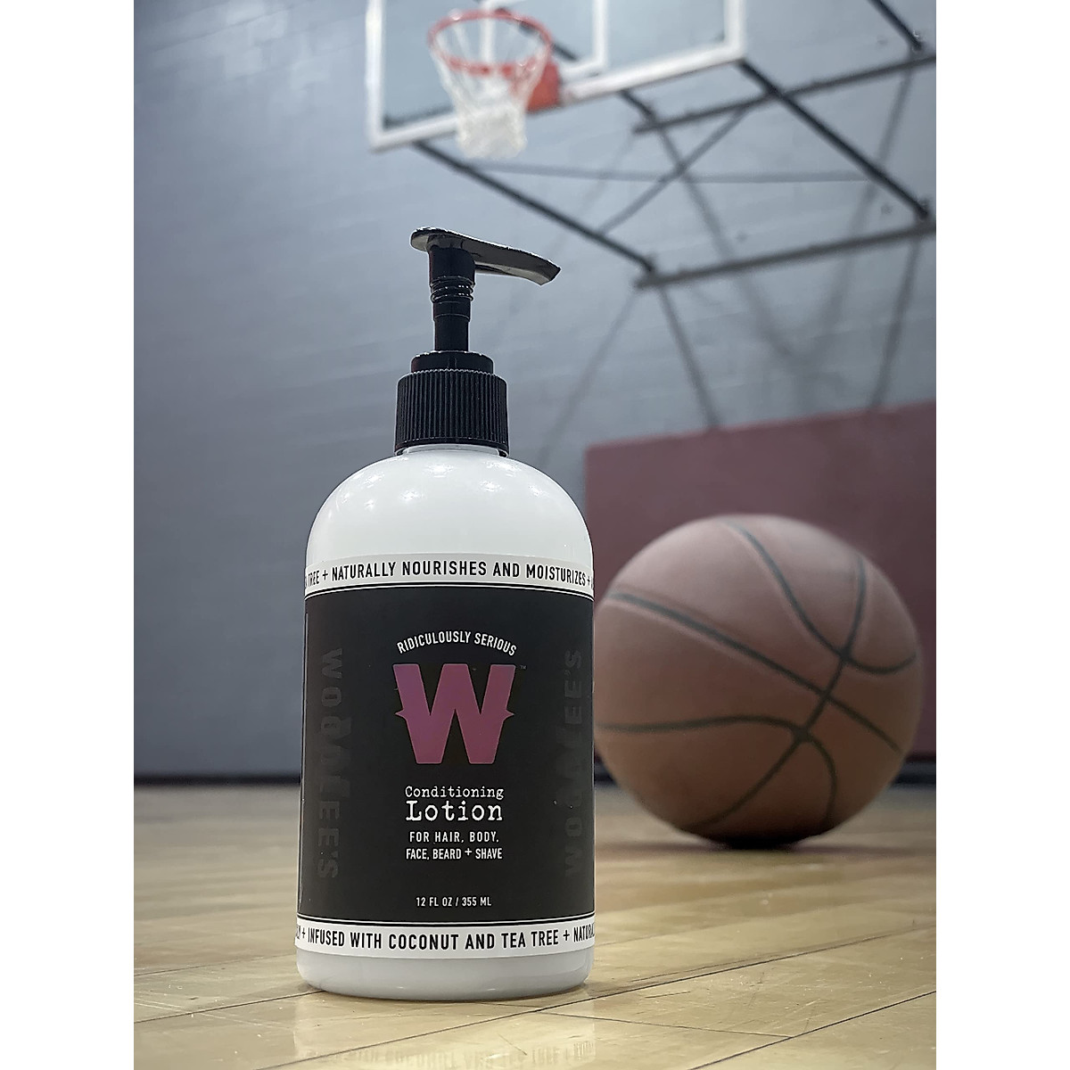 Woodlee’s by Men’s Ultimate Grooming – All In One Conditioning Lotion - Men’s Leave In Conditioner - Hair & Body Moisturizer – Shave And After Shave Lotion - Infused With Coconut Oil & Tea Tree Oil -