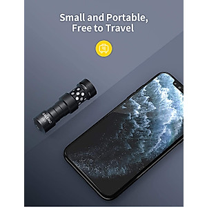 RALENO Camera Microphone. Cardioid Microphone Suitable for Smartphone, Sony, Canon and Nikon, Used for Indoor Shots, interviews, vlog Radio. Friendly to Video Producers, Youtubers
