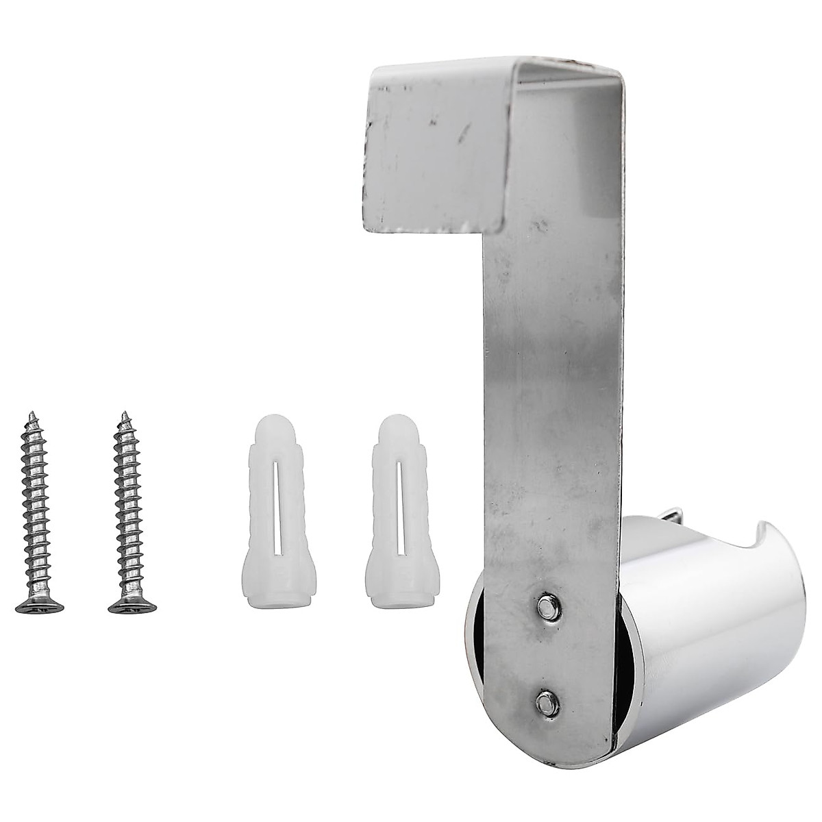 LQ Industrial 2pcs Shower Head Holder, 42x98mm Wall Mounted Toilet Bidet Spray Stand Sprinkler Head Bracket for Bathroom Storage Hooks