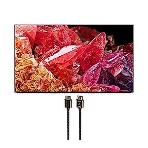 Sony XR75X95K 75" 4K Smart BRAVIA XR HDR Mini LED TV with an Austere 3S-4KHD2-2.5M III Series 4K HDMI 2.5m Cable (2022)