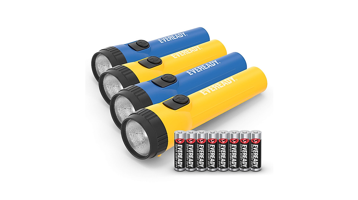 EVEREADY LED Flashlights 4-Pack - Bright & Reliable