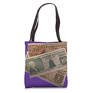 FUNNY FOOD STAMPS GOOD FOOD BALLING GANGSTER 80s 90s STYLE Tote Bag