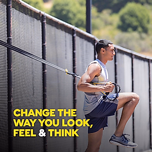 TRX Training All-in-One Suspension-Trainer Exercise Equipment Bundle with XMount Wall Anchor, 4 Strength-Exercise Bands, and Shaker Bottle, 10 Items Total