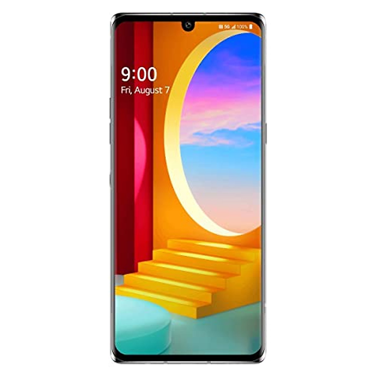 LG Velvet 5G (128GB, 6GB RAM) 6.8" OLED, Snapdragon 765, 48MP 4K Camera, US 5G/Global 4G LTE T-Mobile Unlocked (AT&T, Metro, Straight Talk, Latin) LM-G900TM (Aurora White) (Renewed)