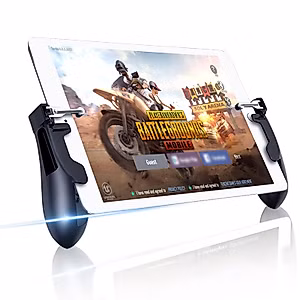 Ytuomzi Mobile Game Controller for iPad/Tablets, Sensitive Shoot Aim Gamepad Trigger for PUBG/Knives Out, Handgrip for Tablet & Smartphones
