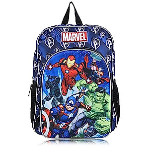 Marvel Avengers Boys Backpack For Kids| Elementary and Kindergarten Kids Knapsacks For School (Molded Front Avengers)