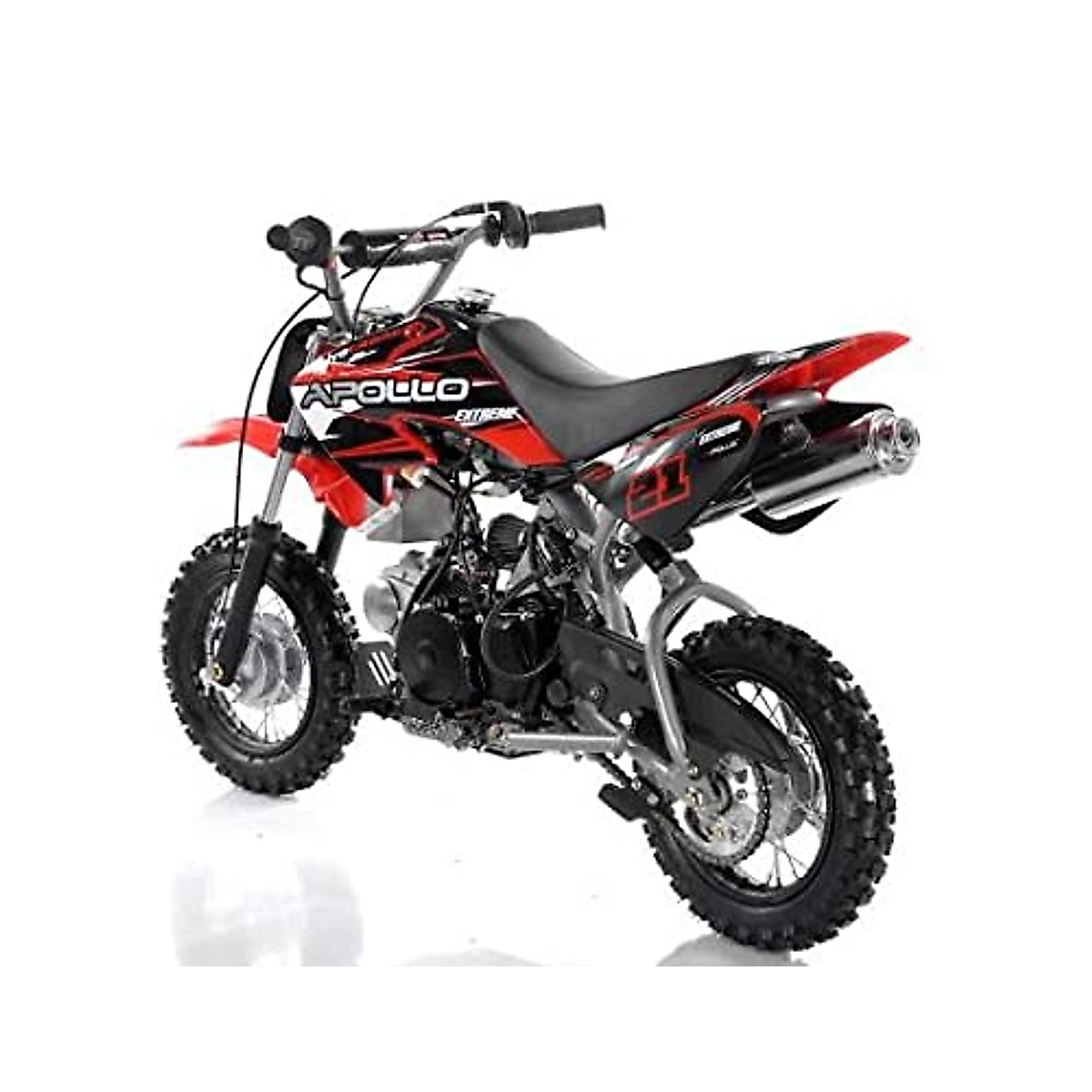 HHH Apollo AGB21C 70CC RFZ Dirt Bike Pitbike Gas Power Vitacci DB21 Fully Automtaic Beginner Dirtbike for Kid and Youth (RED)