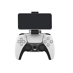Phone Clip Holder for PS5 Controller RALAN, Foldable Mobile Phone Stand Mount Clamp Bracket with Adjustable Stand for Playstation 5 Wireless Controller