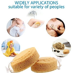 6 Pieces Foam Body Sponge Soft Exfoliating Bath Sponge Shower Sponge Body Scrubber for Adults and Kids Body Cleansing Supplies, 5.5 Inch