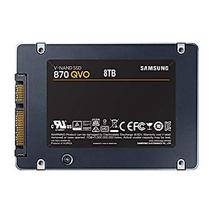 SAMSUNG 870 QVO SATA III SSD 4TB 2.5" Internal Solid State Drive, Upgrade Desktop PC or Laptop Memory and Storage for IT Pros, Creators, Everyday Users, MZ-77Q4T0B