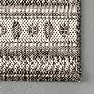 nuLOOM Teofila Indoor/Outdoor Accent Rug, 3x5, Grey