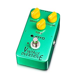 JOYO Vintage Overdrive Pedal Classic Tube Screamer Pedal for Electric Guitar Effect - True Bypass (JF-01)