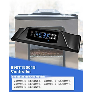 ULXIOM 9907180015 Controller Replacement Part Compatible with Masterbuilt Bluetooth Digital Electric Smoker, Digital Control Panel Fits for MB20074719 MB20073519 MB26073519 MB20073119 MB25073519