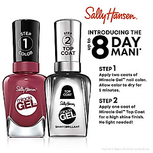 Sally Hansen Miracle Gel Nail Polish, Shade Bare Dare 119 (Packaging May Vary)