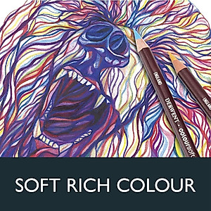 Derwent Colorsoft Pencils, 4mm Core, Metal Tin, 36 Count (0701028)