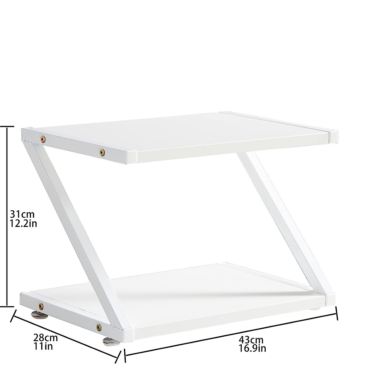 Desktop Printer Stand - Desktop Shelf with Anti - Skid Pads,Multifunction Printer Copier Scanner Shelf Stand，Printer Stand for Desk,Printer Desk