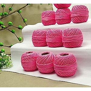 S2J Lot of 10 Pcs Anchor Crochet Cotton Embroidery Yarn Thread Tatting Knitting Ball