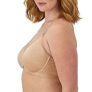 Bali Women's Comfort Revolution Front-Close Shaping Underwire Bra, Nude,40C