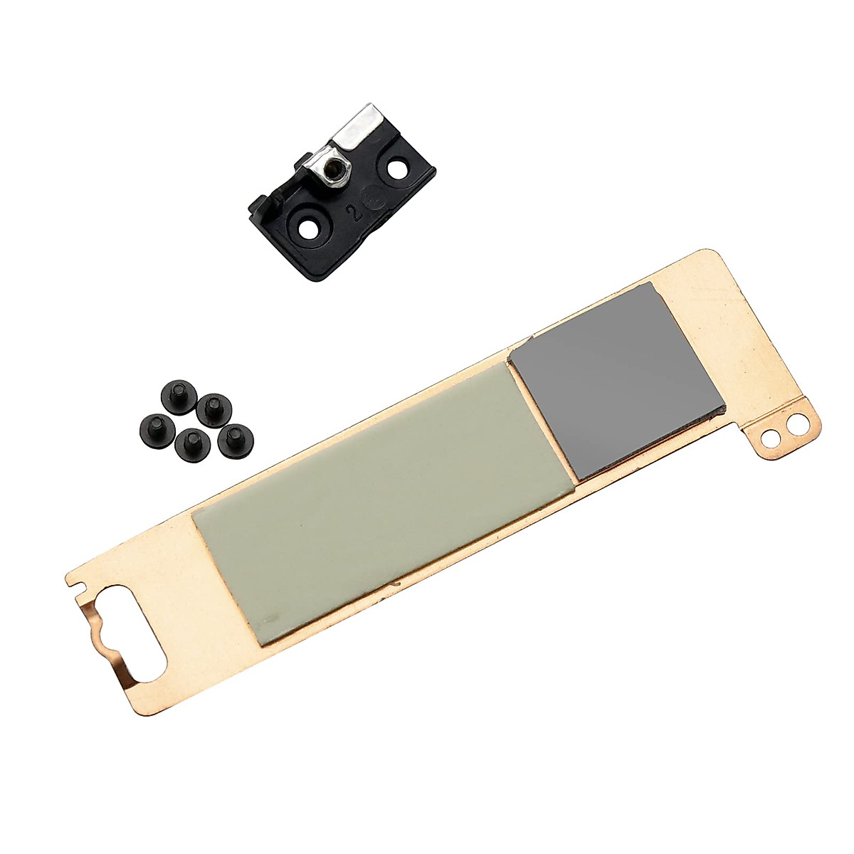 BestParts M.2 Nvme SSD 2280 Frame + PCIe HeatSink Bracket Replacement for DELL Latitude E5280 5290 5480 5490 5491 5495 5580 5590 5591 Precision 3520 3530 M3520 M3530 X3DN4 2FFR0 0X3DN4 02FFR0