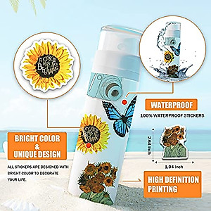 LIFEBE 500pcs Stickers Pack for Water Bottles, Waterproof Cute Vsco Laptop Stickers for Teens, Aesthetic Vinyl Decals for Kids, Bulk Stickers for Adults