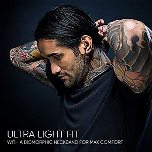 Sol Republic Shadow Bluetooth Wireless Noise Cancelling Neckband Headphones, Navy/Gold