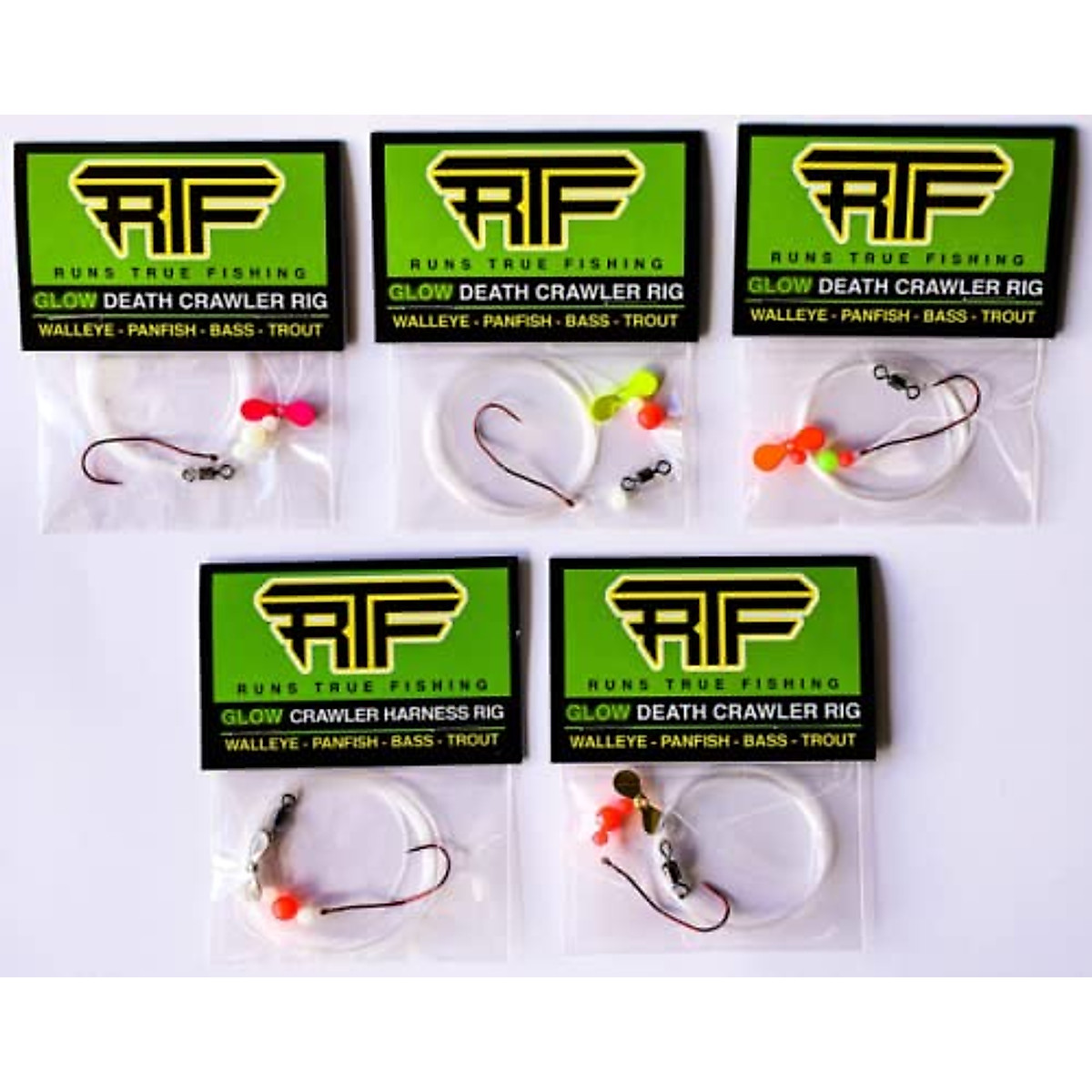 Runs True Fishing RTF - Dakota Flash Bouncer - Dakota Slider Bouncer - Tackle Wrap Bag (39pcs - Dakota Flash Slider Kit)