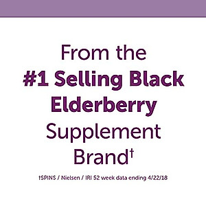 Nature's Way Sambucus Organic Elderberry Syrup for Kids, Black Elderberry Extract, Great Tasting, Gluten-Free, 4 Fl. Oz