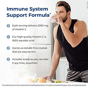 Immune & Genetics Protocols LLC Vitamin C High Potency* 2000 mg - Versatile and Powerful (120 Servings/4 Month approximate)