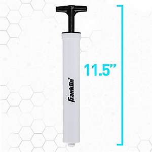 Franklin Sports Ball Pump - Air Inflation Pump for Sports Balls - Soccer Ball, Basketball + Football Pump with Needle - 11.5"