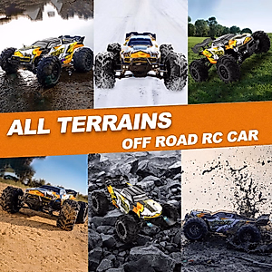 Limodgo Brushless RC Car for Adults 43 MPH, 4WD High Speed All Terrain RC Truck, high Speed Rc Cars for Adults, 50 Minute Run Time, 1:16 Off-Road Drift Monster Truck Hobby Rc Cars