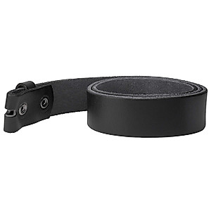 Gelante Genuine Full Grain Leather Belt Strap without Belt Buckle G2016-BK-M