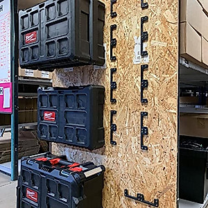 StealthMounts Cleat 'n' Feet Mounting System (4 Pack) | Tool Box Storage System | Mount Anywhere | Compatible with Milwaukee Packout