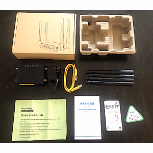 300Mbps 4G LTE Modem Wi-Fi Wireless Router for RVs and Mobile Homes – Strong Signal, USB Port, SIM Card Slot, and External Antennas for USA/Canada/Mexico