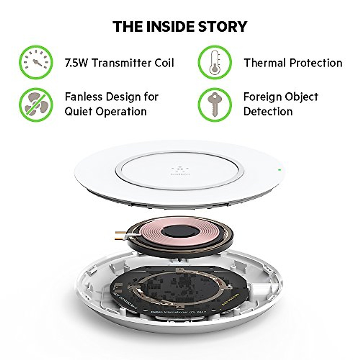 Belkin F7U027DRWHT Indoor White Mobile Device Charger