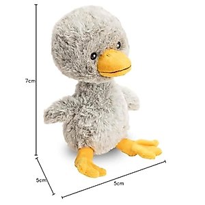 Compendium - an Adorable Stuffed Duckling Plush, Companion to The Book Finding Muchness, 5" W x 7" H x 5" D