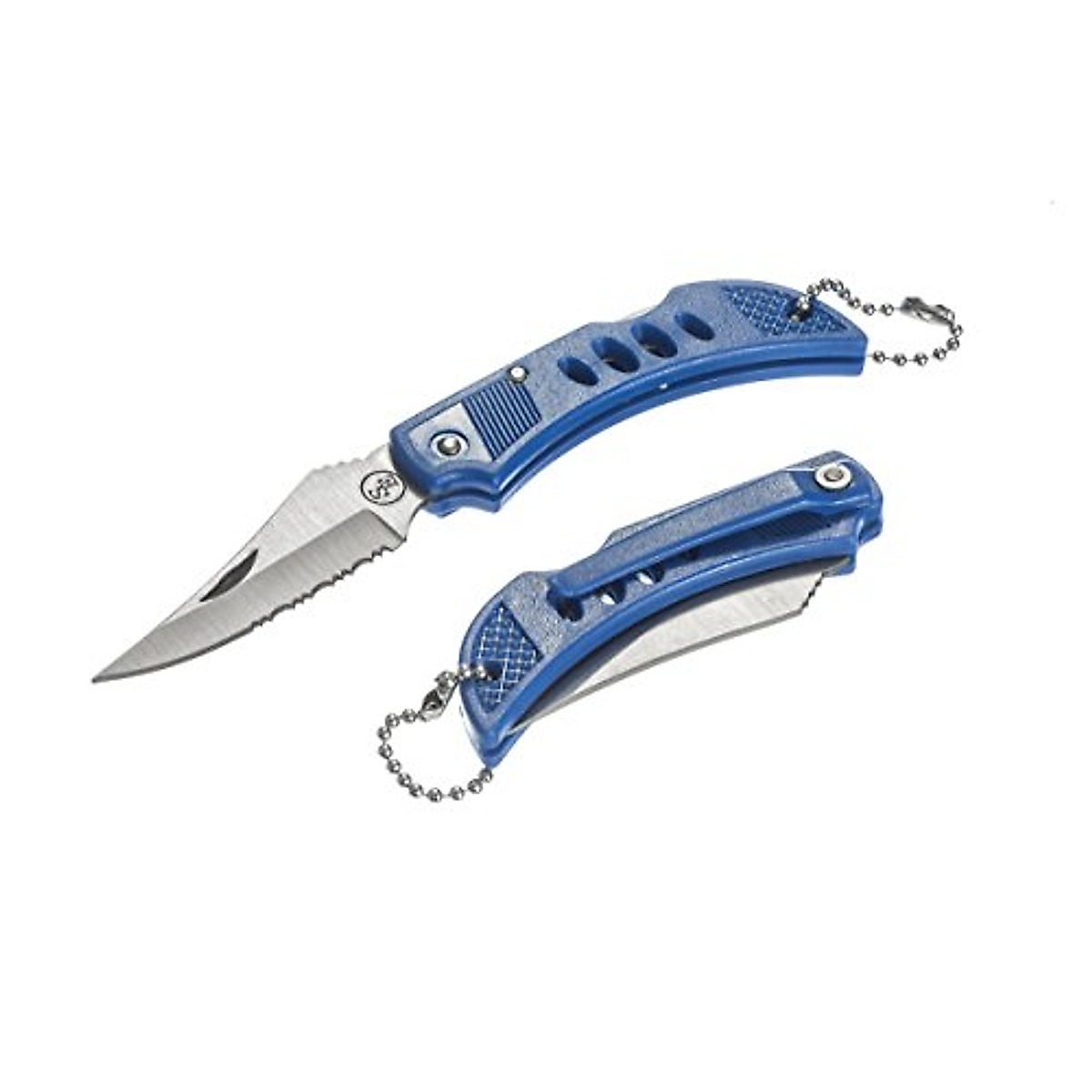 SE Assorted Color Mini Pocket Knife Keychains (6 PC.) - KVS2101-36-6