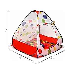 Kids Ball Pit Pop up Play Tent, Playhouse Tent for Boys Girls Babies and ToKids Ball Pit, Playhouse Tent for Boys Girls Babies and Toddlers, Indoor Outdoor Toy Balls Not Includedddlers