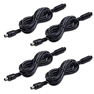 TORCHSTAR 39 Inches Interconnect Cable, Gun Safe Lighting Kit Extension Cable, Under Cabinet Light Extension Cord, LED Under Cabinet Lighting Accessories, Pack of 4